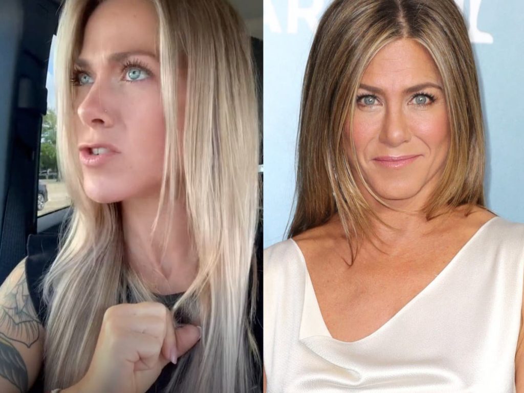 ¡Es igual! Conocé a la tiktoker que es idéntica a Jennifer Aniston